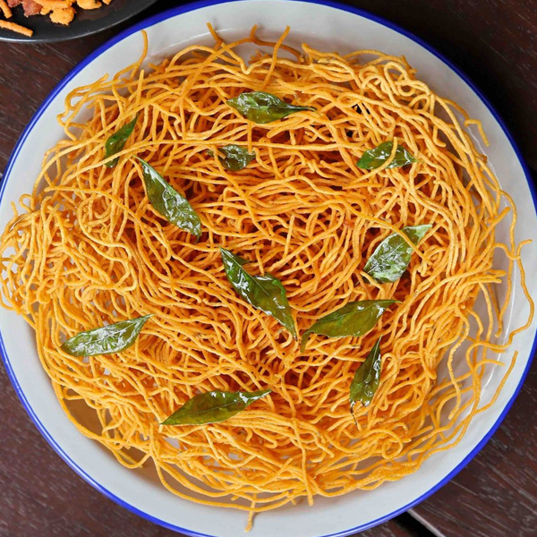 Sev Rice (Vamu) Telangana Style - Savory and Aromatic Snack