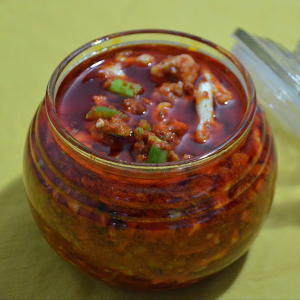 Mixed Vegetable Pickle Andhra Style - Flavorful Condiment